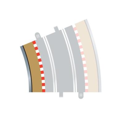 Scalextric Sport Track Radius 4 Curve Inner Borders 22.5° & Barriers x4 ...