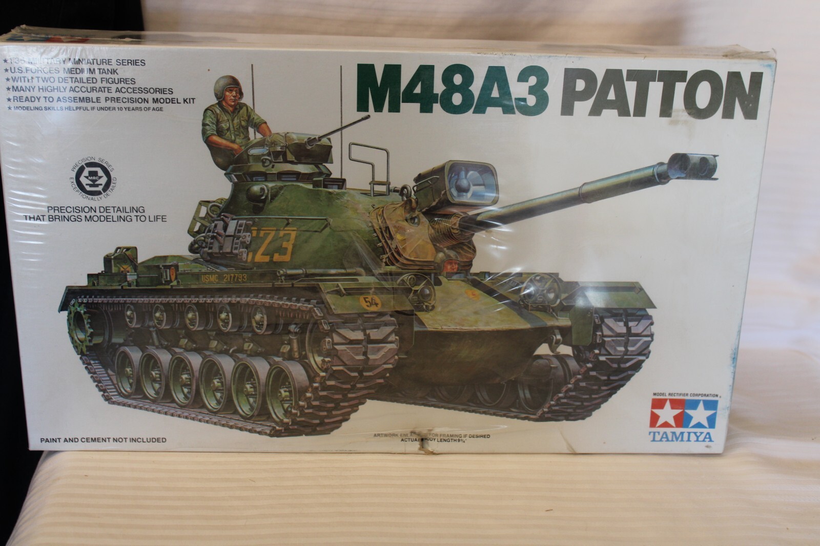 Tamiya M48a3 Patton US Medium Tank With Figures MM220A Kit for sale ...