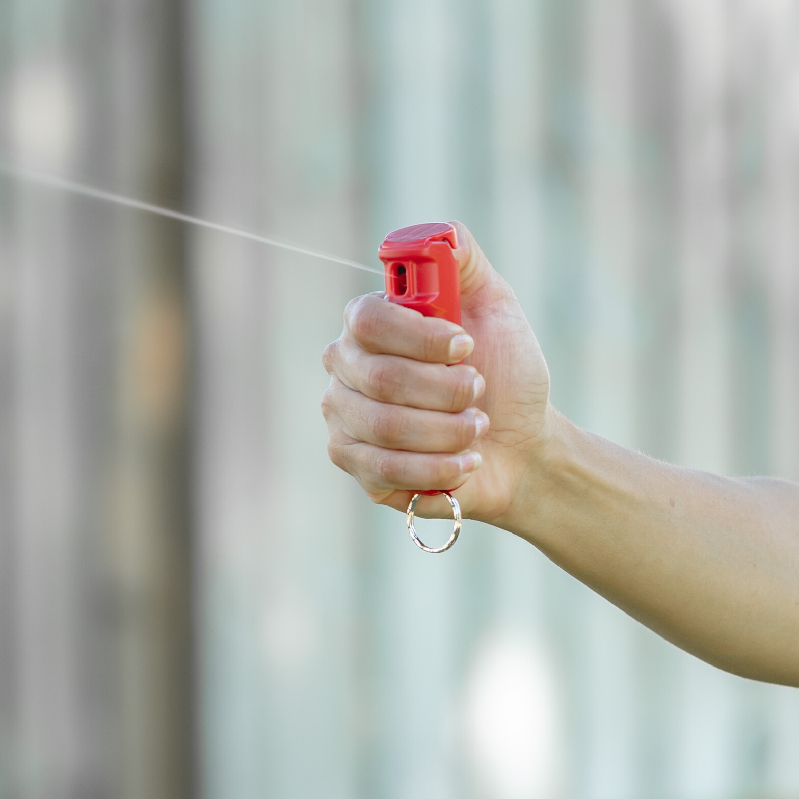 2 PACK Police Magnum pepper spray 1/2oz Red Flip Top Keychain Defense ...