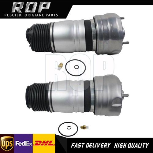 Pair Front Air Suspension Springs With Sensor For Porsche Panamera 970 ...