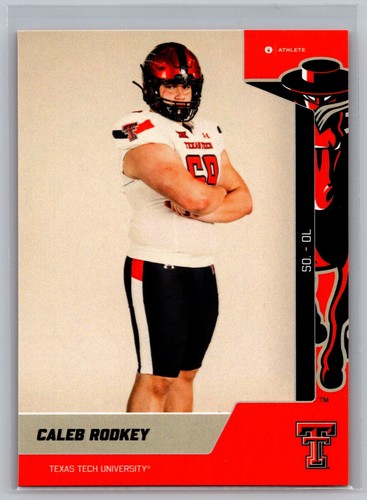Caleb Rodkey 2023 ONIT Texas Tech Red Raiders #9 Football Card RC ...