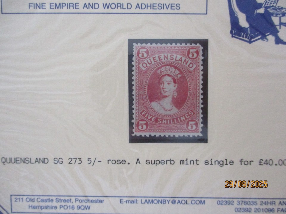 Queensland Stamps: Variety Mint- Great Item, Must Have! (T8560) | eBay ...