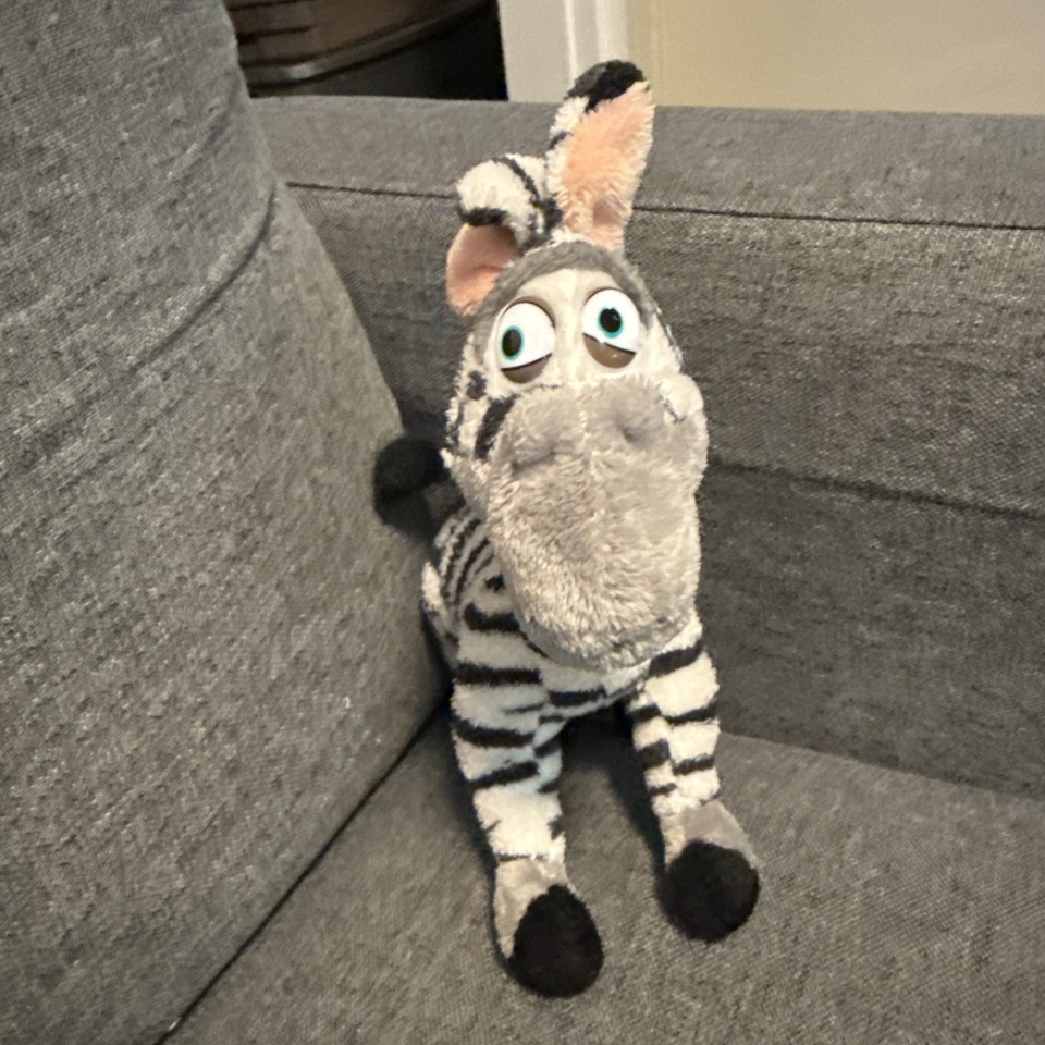 Dreamworks Madagascar 7” MARTY THE ZEBRA Big Head Plush New | eBay