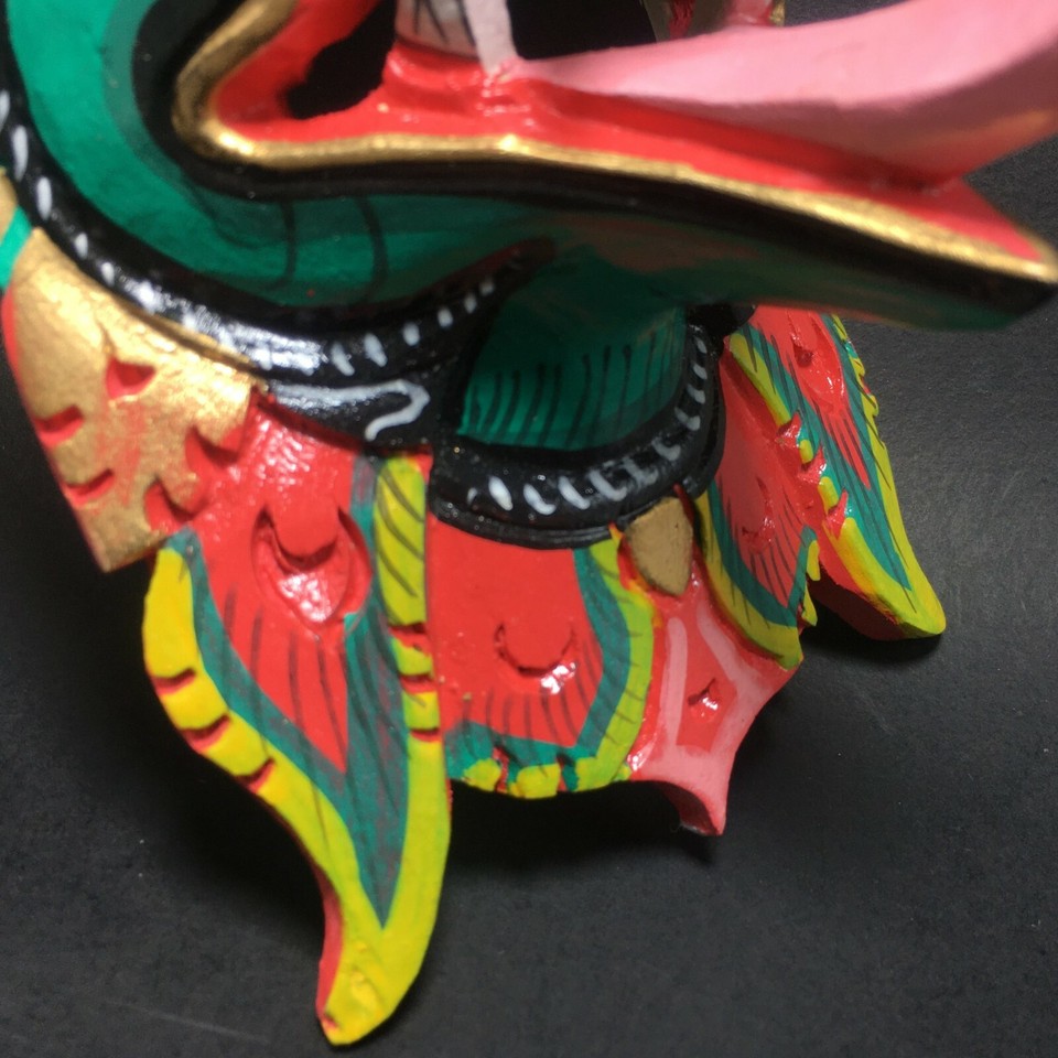 Balinese Wood Mask Garuda Hand Carving Indonesian Wall Art Decor ...
