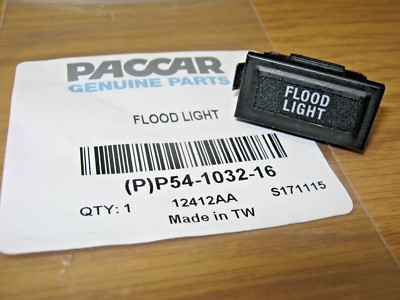 ~NEW PACCAR KENWORTH "FLOOD LIGHT" DASH INSERT INDICATOR LAMP ID~ P54 ...