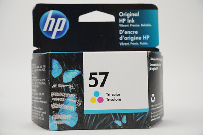 Genuine HP 57 Tri Color Ink Cartridge C6657AN EXP 07/2022 725184712340 ...