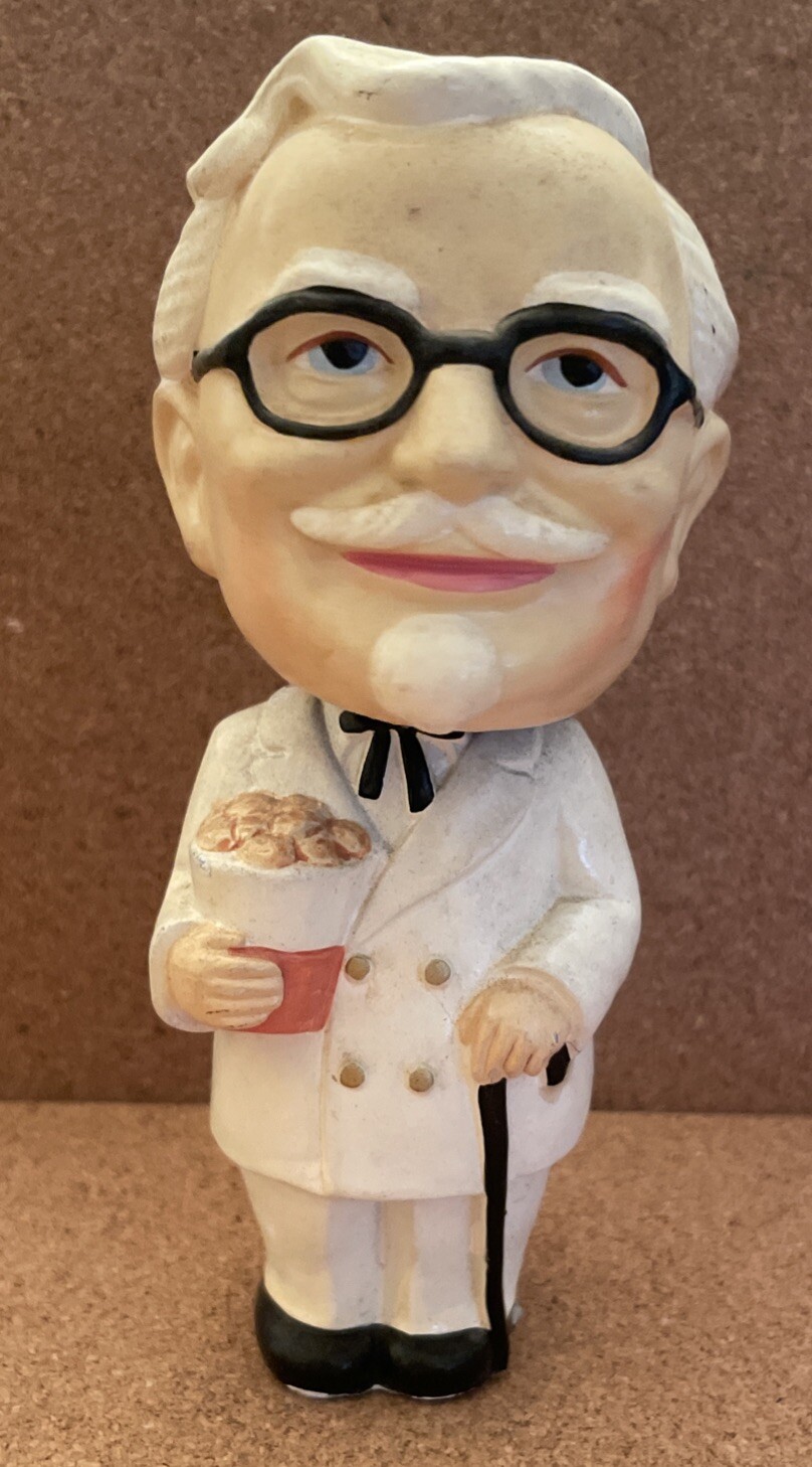 Tops Kentucky Fried Chicken Vintage 1960's Bobblehead Colonel Sanders ...