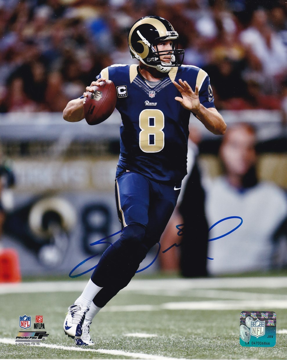 SAM BRADFORD LOS ANGELES RAMS SIGNED AUTOGRAPH 8X10 PHOTO | eBay