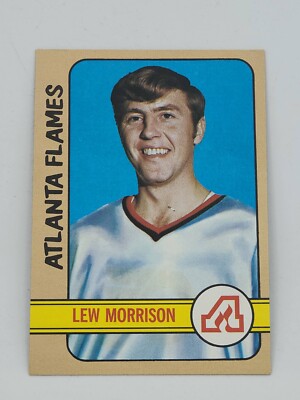 1972 Topps NHL Hockey #58 Lew Morrison - Atlanta Flames | eBay