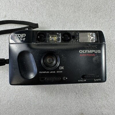 Olympus Trip AF S-2 35mm Film Camera Auto Focus 34mm Lens Point & Shoot ...