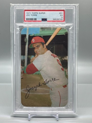 1971 TOPPS SUPER #61 JOE TORRE PSA 5 EX GRADED BASEBALL CARD | eBay