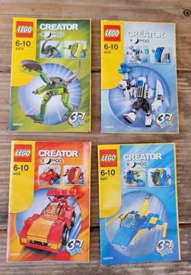 Lego Creator Instruction Booklets Lot 4415 4416 4417 4418 Manuals Only ...