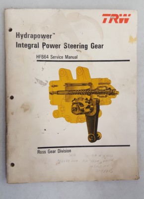 Hydrapower Integral Power Steering Gear HFB64 Service Manual 1983 | eBay