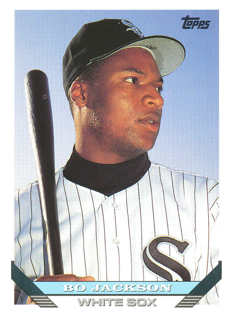 1993 TOPPS Bo Jackson WHITE-SOX Auburn TIGERS | eBay