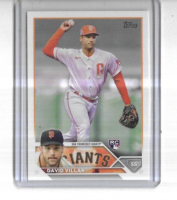 2023 Topps #277 David Villar San Francisco Giants Rookie Card | eBay