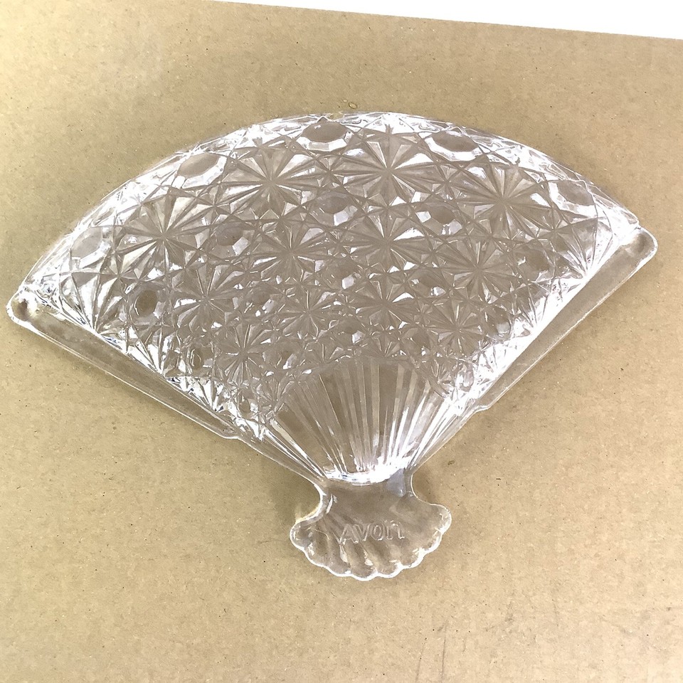 Avon Vintage Shell Shape Glass Soap Dish Candy Plate | eBay