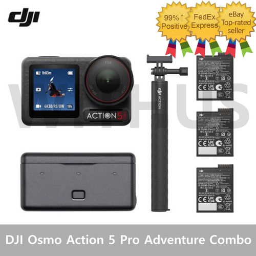 DJI Osmo Action 5 Pro Adventure Combo - 4K OLED Waterproof Action ...