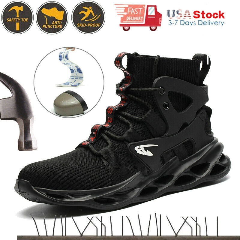 Mens Steel Toe Bulletproof Sneakers Tactical Combat Military Safety ...
