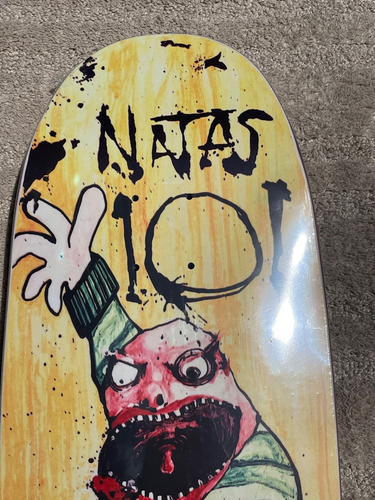 101 Natas Kaupas Sock Puppet Slick R7 Skateboard Deck 9.65" purple top ...