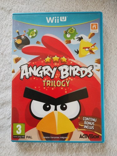 angry birds trilogy WII U --- disque état neuf --- vip ok | eBay