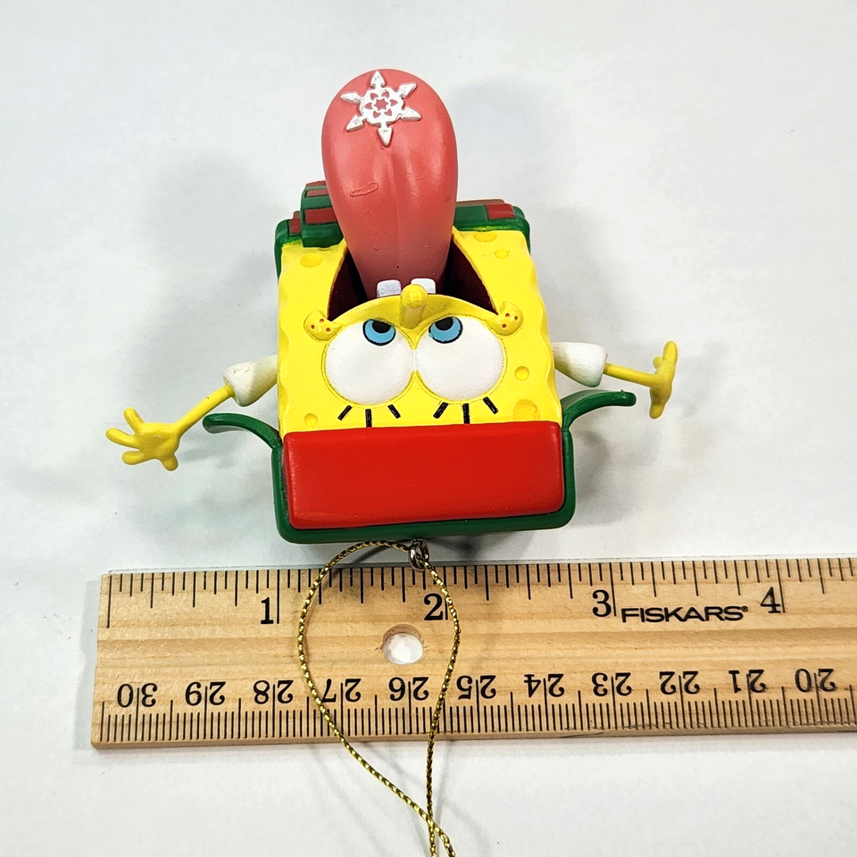 2011 Spongebob Square Pants Snowflake On Tongue Christmas Ornament ...