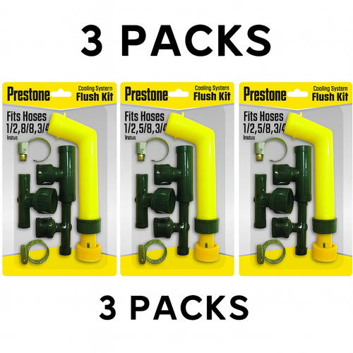 Prestone Automotive Flush 'N Fill Kit 3 PACKS | eBay