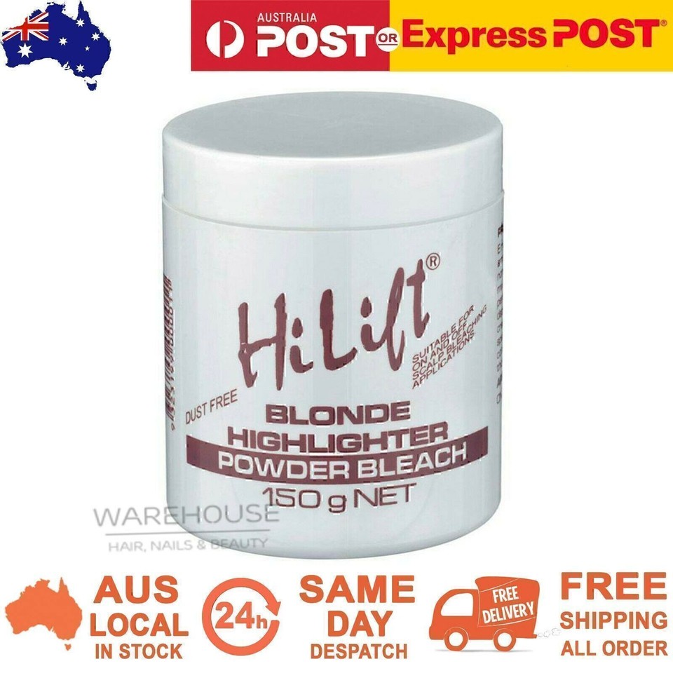 Hi Lift Powder Bleach White Blonde Highlighter Tub 150g Hair Colour Dye ...