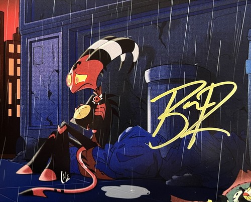 BRANDON ROGERS SIGNED 8x10 PHOTO HELLUVA BOSS BLITZO VOICE ACTOR ...