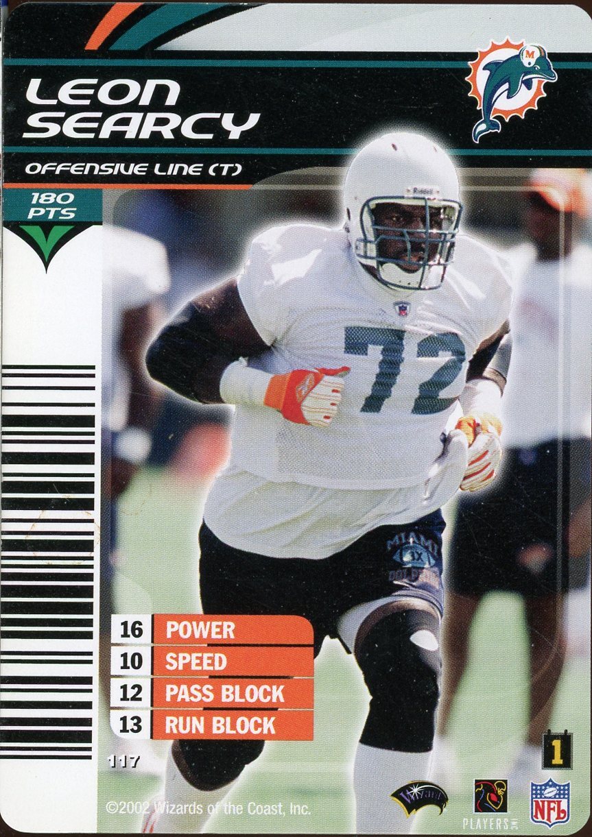 2003 NFL Showdown LEON SEARCY DOLPHINS #117 | eBay