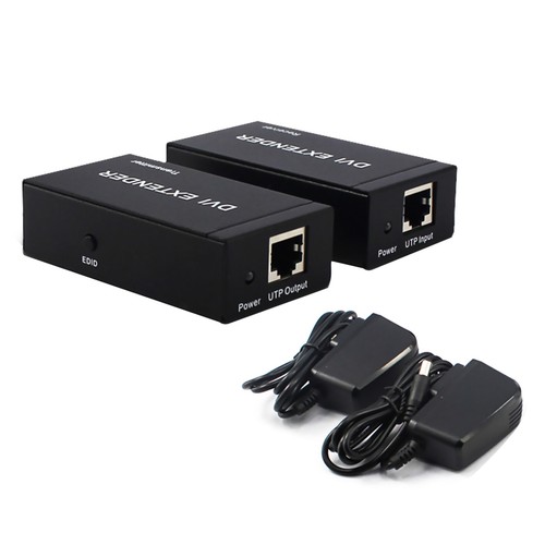 1080P 3D DVI Extender Transmitter Receiver Via Rj45 Cat5e Cat6 Cable ...