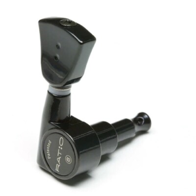 NEW Graph Tech Ratio 3x3 2-Pin Tuners, Vintage Buttons, BLACK, #PRN ...