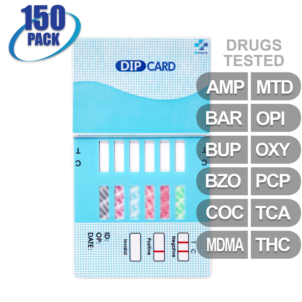 Drug Test Cup 5-Pack 12-Panel Urine Drug Test Dip Cards - FDA Approved ...