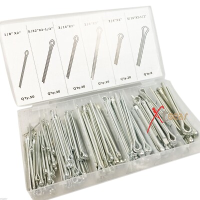 144Pc Cotter Pins Extra Large Pin Assortment Cotter Keys Set Large ...