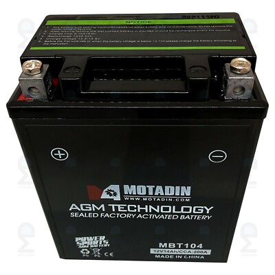AGM BATTERY FOR POLARIS RANGER ETX 2015-2016 / RANGER EV LIION 2016 ...