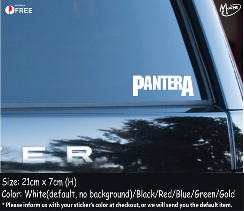 PANTERA Stickers Reflective Car Decals Stickers Rock Band Logo Best ...
