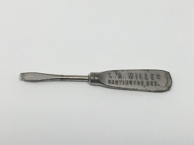 Vintage L.A. Miller Hartington NEB Screwdriver, Vintage Lincoln Ford ...