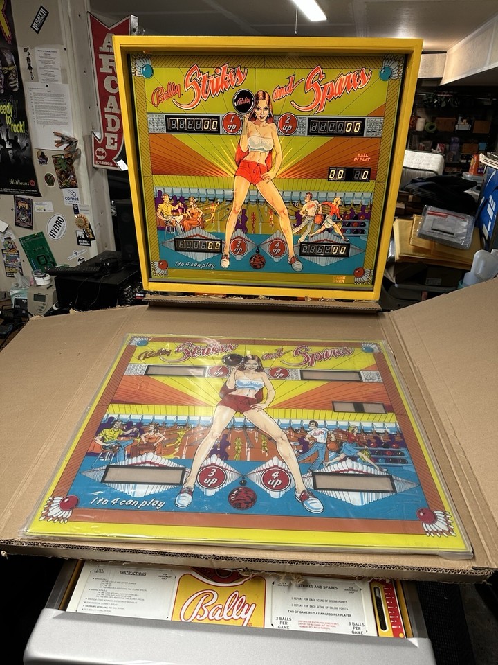 1978 Bally Strikes And Spares Pinball Machine - GORGEOUS! READ FULL ...