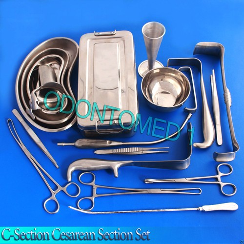 C-Section Cesarean Section Set OB/Gynecology Surgical Instruments 54 ...