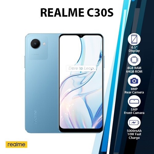 Realme C30s 4GB+64GB Unlocked Global Ver. Dual SIM Android Cell Phone ...