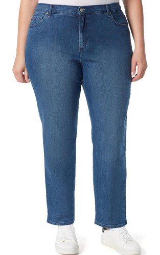 Gloria Vanderbilt Womens Jeans Amanda Tapered Size 22W High-Rise Blue ...