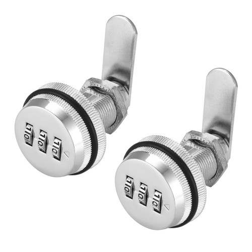 Combination Cam Lock Security Locks Set of 2 Password Coded Locks 3 ...