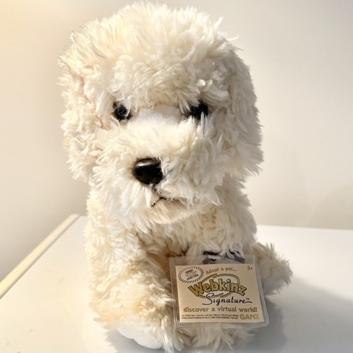 WEBKINZ SIGNATURE LABRADOODLE DOG-COMES WITH UNUSED/SEALED CODE-NICE ...