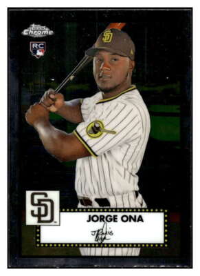 JORGE ONA RC 2021 Topps Chrome Platinum Anniversary #113 ROOKIE Padres ...