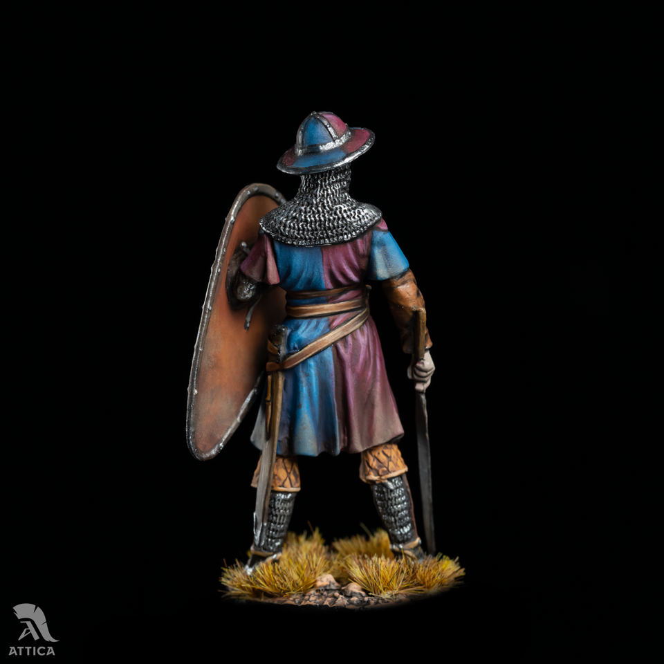 French knight 13th century 54mm Painted Miniature Toy Soldier Pre-Sale ...