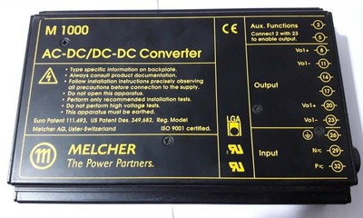 MELCHER M1000 AC-DC/DC-DC CONVERTER LM1004-9RD9A AV85-264V/DC88-372V ...