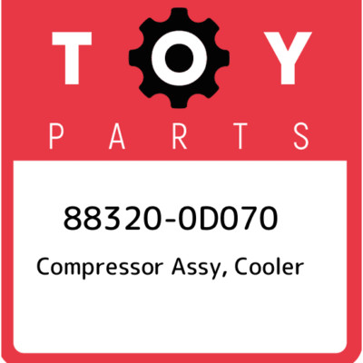 88320-0D070 Toyota Compressor assy, cooler 883200D070, New Genuine OEM ...