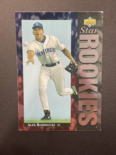 Alex Rodriguez 1994 Upper Deck Star Rookies RC #24 MARINERS *PNCARDS ...