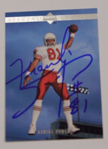 Frank Sanders Cardinals Signed 1995 SPECIAL EDITION Upper Deck ...