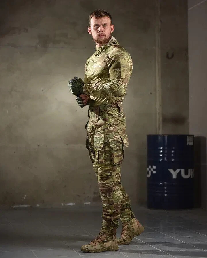 Tactical suit with balaclava multicam summer military uniform Multicam ...