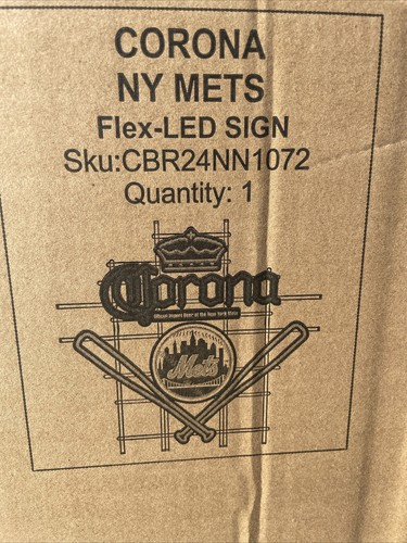 LED Corona Sign New York Mets | eBay